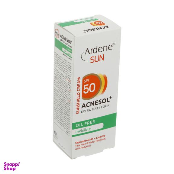 خرید و قیمت کرم ضد آفتاب آردن (Ardene) مدل +Acnesol با SPF 50 حجم 50 ...