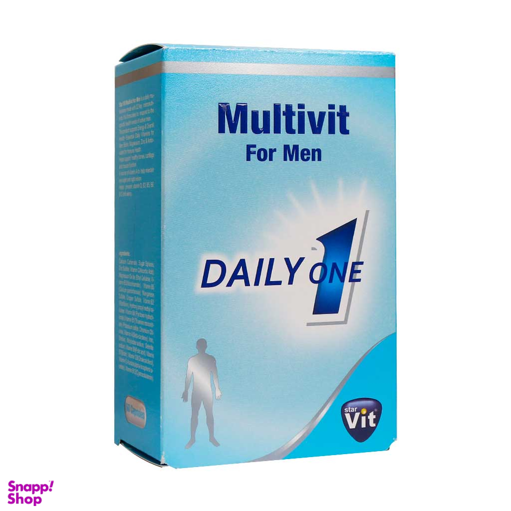 خرید و قیمت کپسول مولتی ویت آقایان (Multivit For Men) استار ویت بسته 60 ...