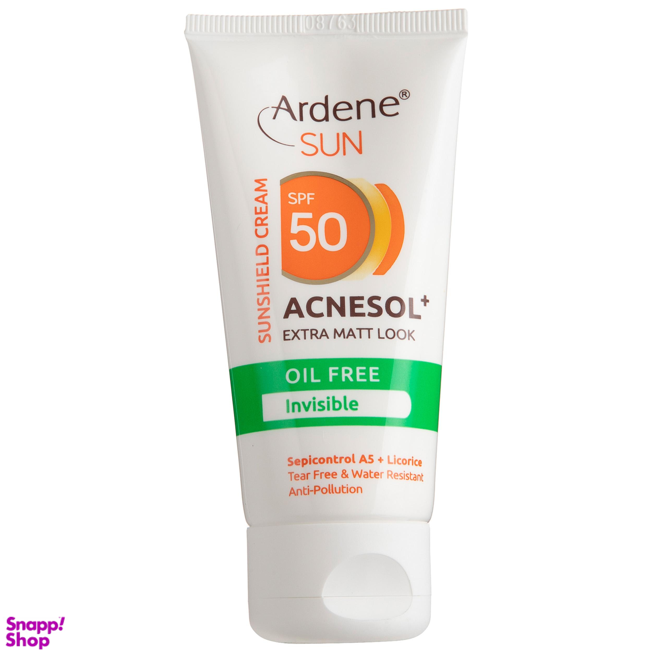 خرید و قیمت کرم ضد آفتاب آردن (Ardene) مدل +Acnesol با SPF 50 حجم 50 ...