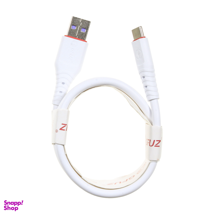 خرید و قیمت کابل سوپر فست شارژ 6 آمپر USB به Type-C جیفوز (Gfuz) مدل CA-125 طول 1 متر