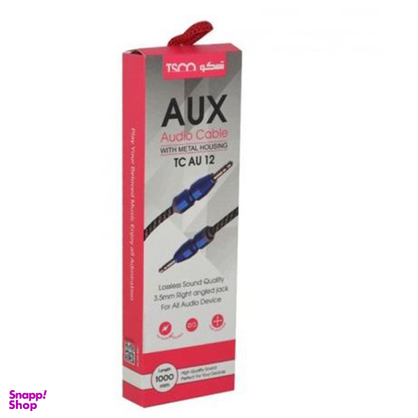 خرید و قیمت کابل aux تسکو (Tsco) مدل TC AU 12 طول 1 متر