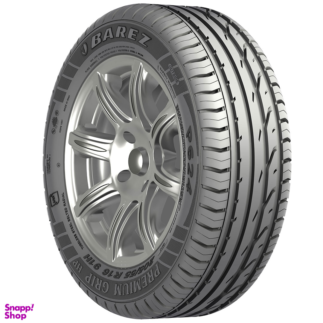خرید و قیمت لاستیک خودرو بارز سری Premium Grip مدل P624 سایز 205/55R16 یک حلقه