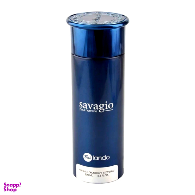 خرید و قیمت اسپری خوشبو کننده بدن مردانه بایلندو مدل Savagio حجم 200 ...
