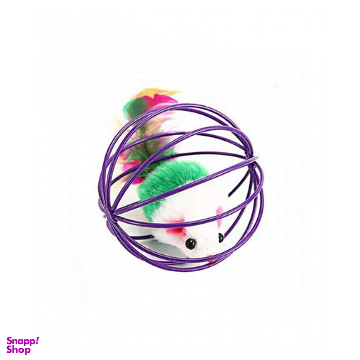 خرید و قیمت اسباب بازی گربه مدل موش در قفس